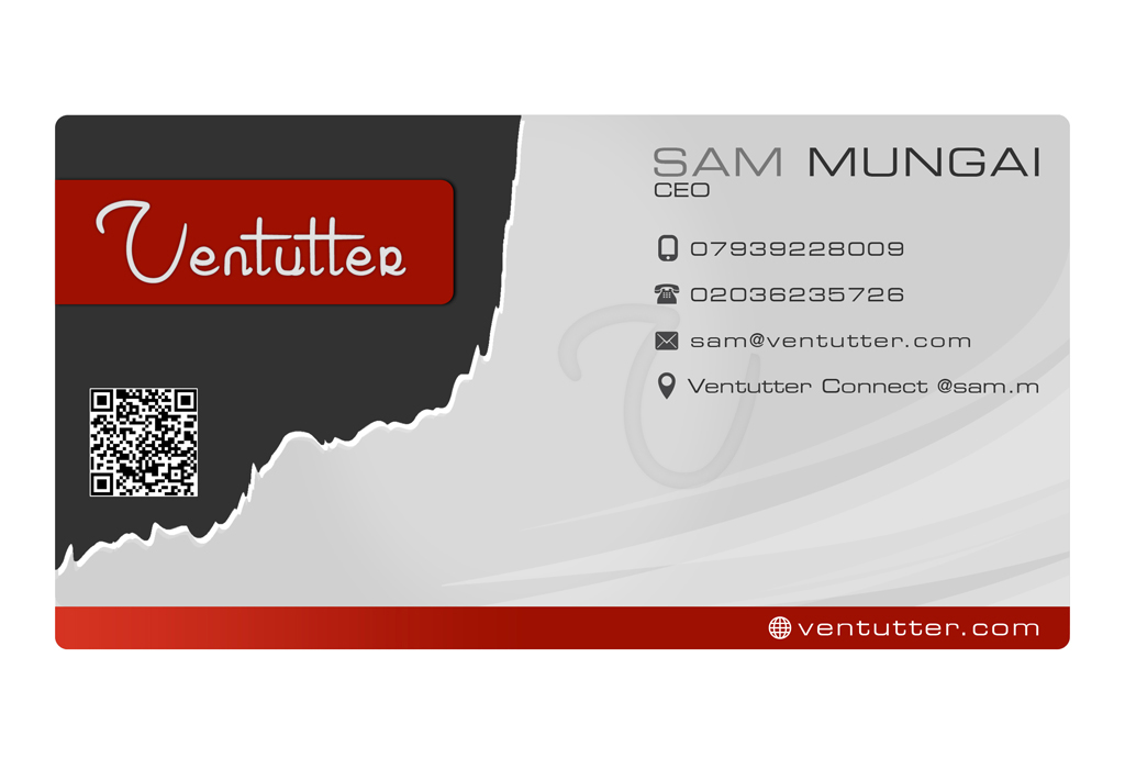 Ventutter Business Card - Sakshi Infoway Pvt. Ltd.